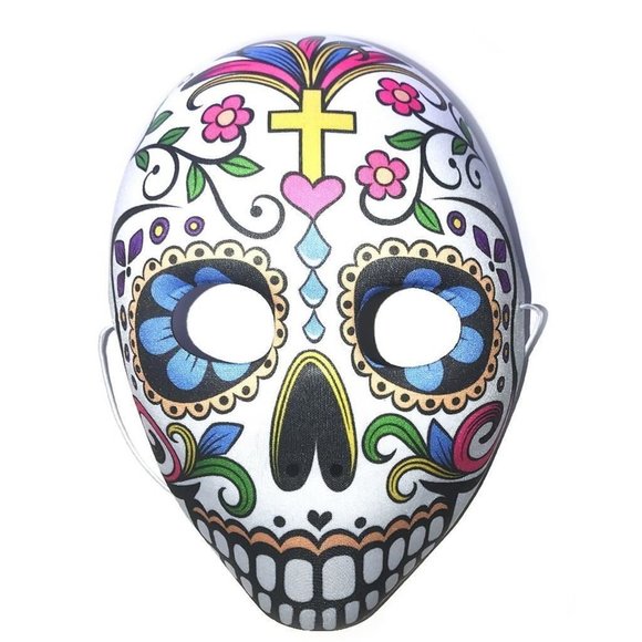 Diona J | Accessories | Halloween Day Of The Dead Sugar Skull Mask ...